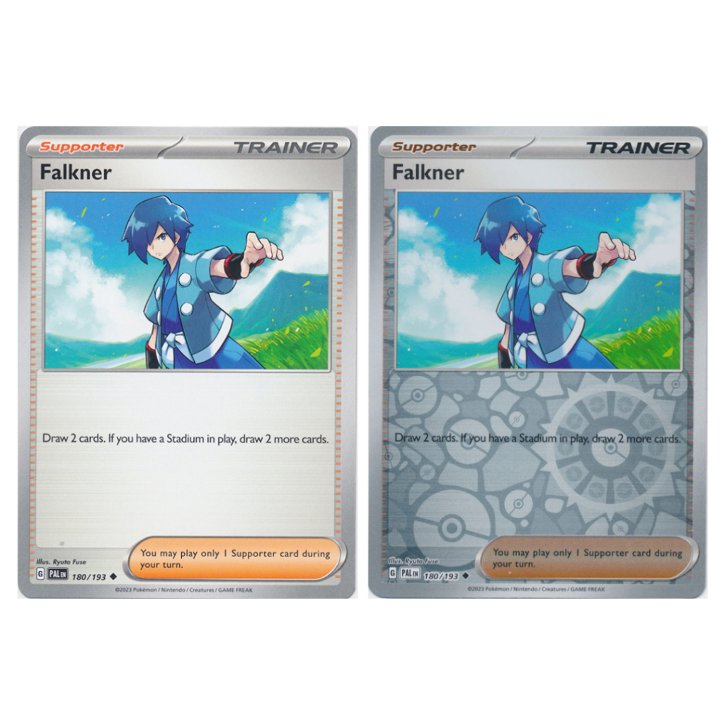 Falkner 180/193 - Regular Rev Holo Uncommon - SV02: Paldea Evolved ...