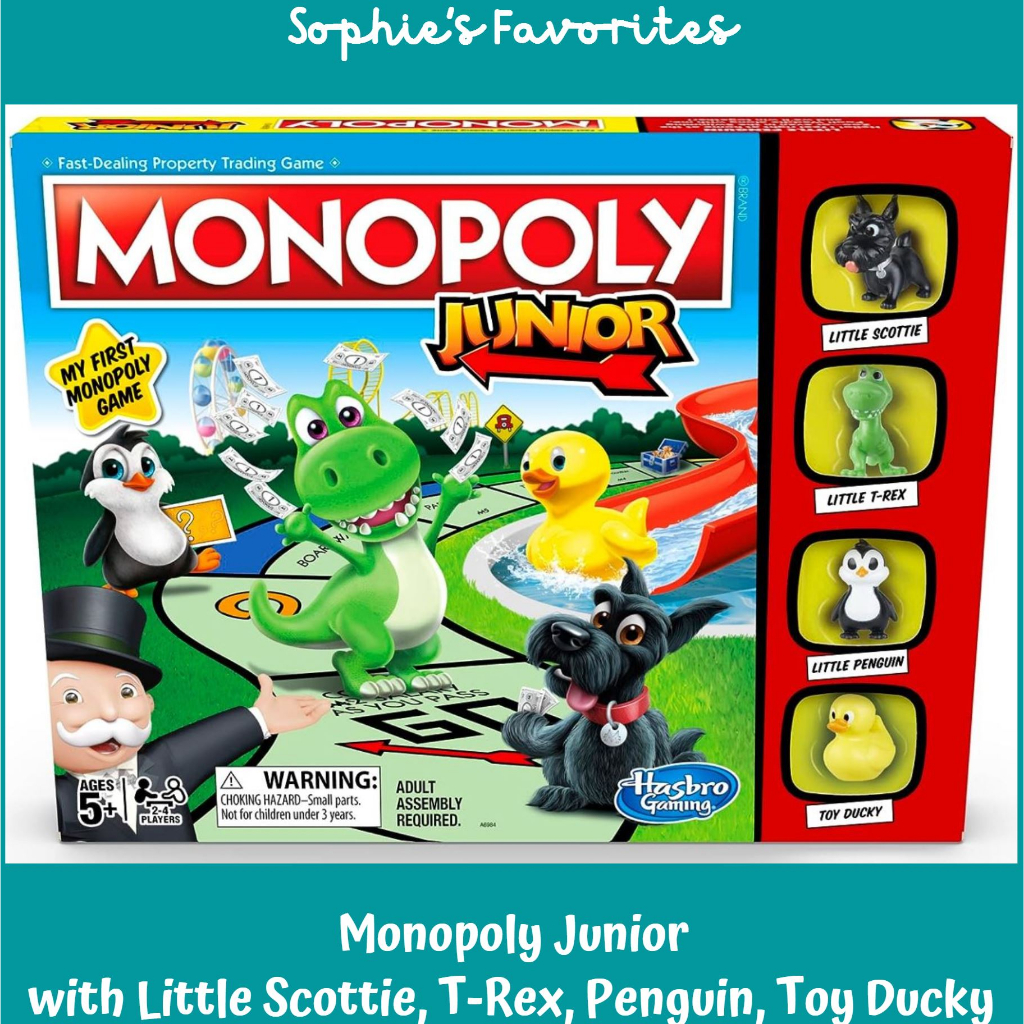 Monopoly Junior Board Game v2 new characters | Shopee Philippines