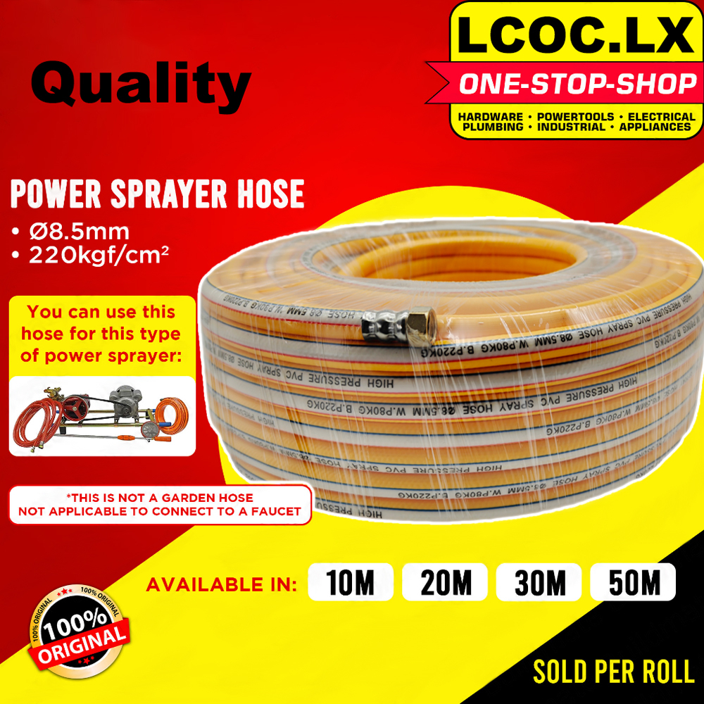8.5MM Power Sprayer High Pressure Washer Hose For Carwash Belt Type 10 ...