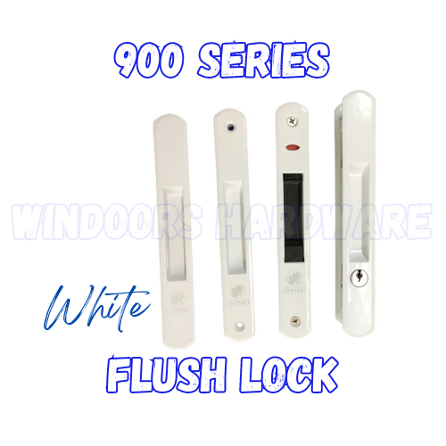 900 Series Flush Lock White | Shopee Philippines