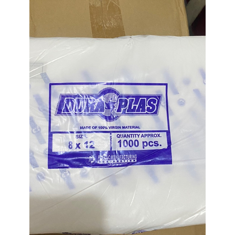 8x12 Dura plas Blue clear plastic .0011 thickness (100 pcs) | Shopee ...