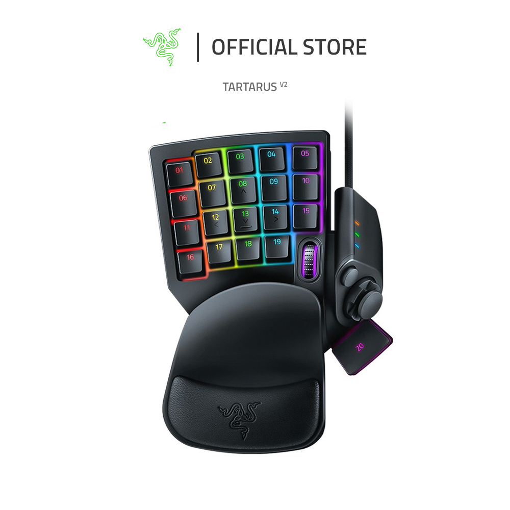 Razer Tartarus V2 Ergonomic Mecha-Membrane Gaming Keypad | Shopee ...