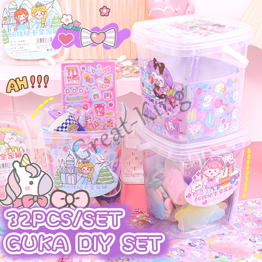 Goo Card DIY Card Sticker for Scrapbook Decoration 32PCS/SET | Shopee ...