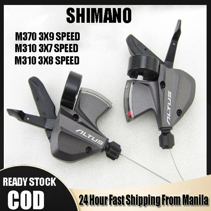 Shimano Altus SL-M370 Shifter 9 speed SL-M310 8 Speed Shifter 3x7/8/9 Shifter Groupset Combo ...