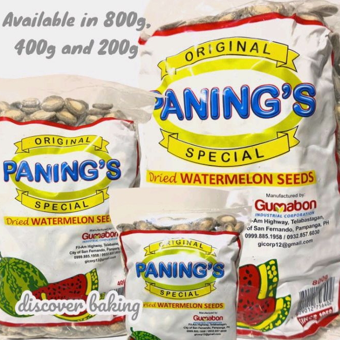 Original Panings Butong Pakwan in 800g 400g and 200g | Shopee Philippines