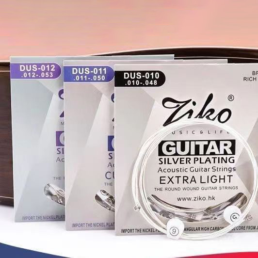 6Pcs rust-proof guitar string silvering acoustic guitar string | Shopee ...