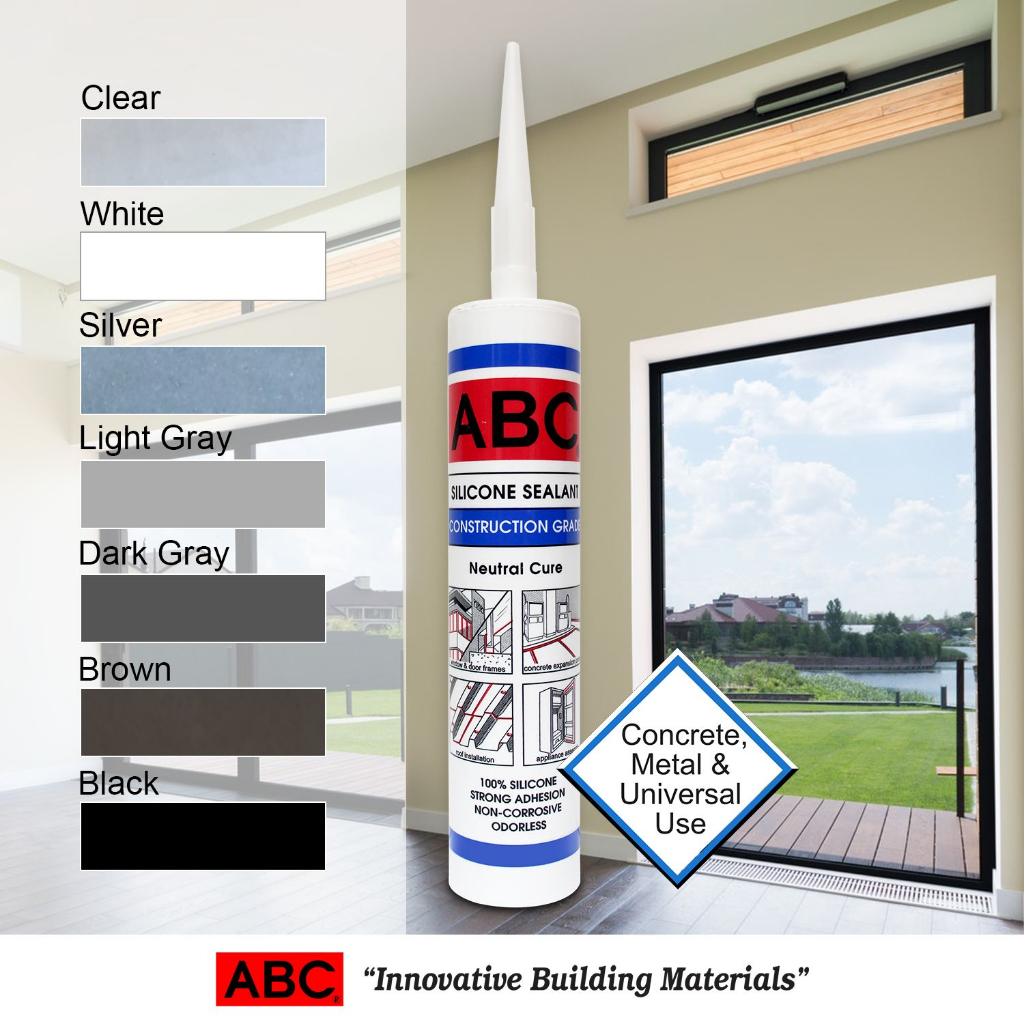 ABC Silicone Sealant (Construction Grade) 300ml | Shopee Philippines