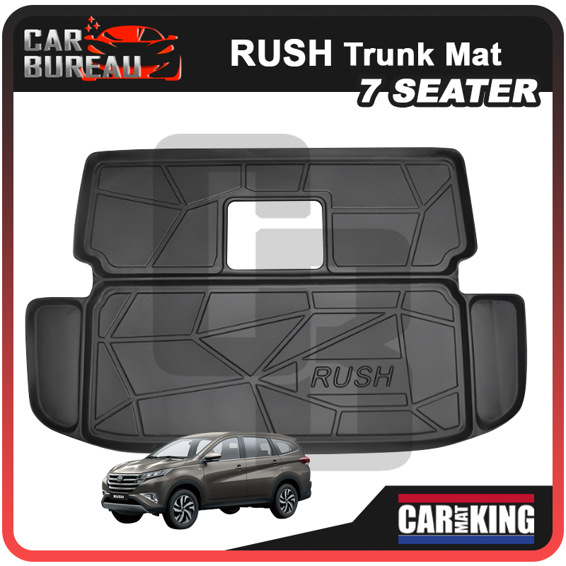 Trunk Tray TOYOTA RUSH 2018 - 2023 7 SEATER Trunk Mat Cargo Tray ...