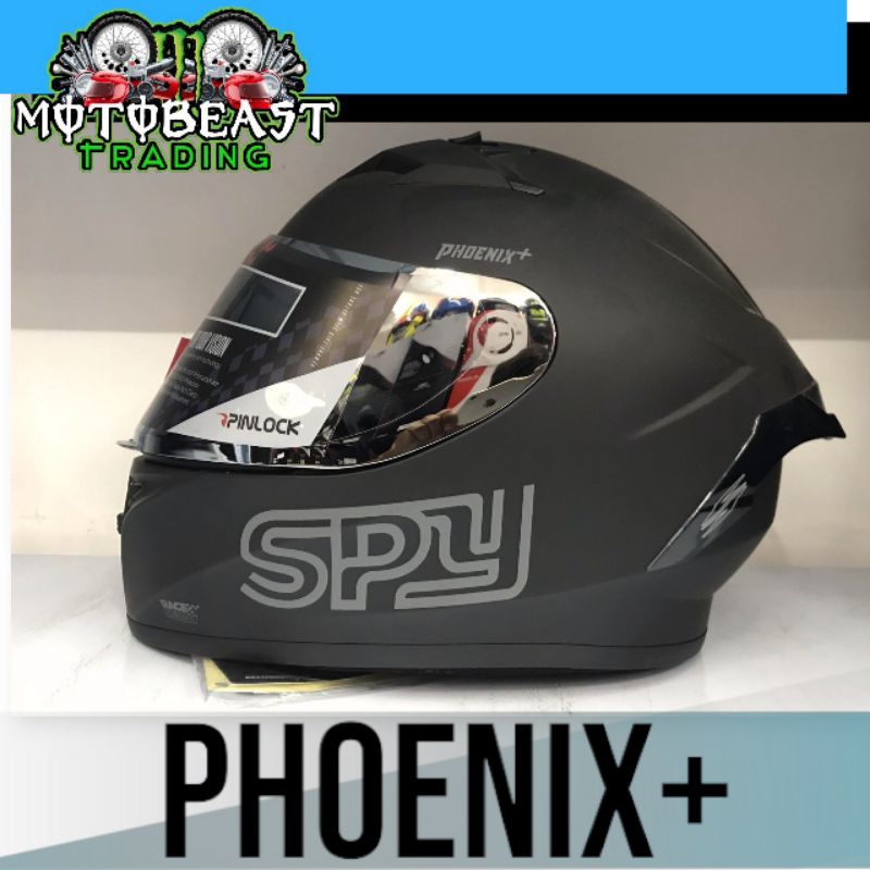 SPY Phoenix Pd Fullface Helmet w/ Free Clear Visor | Shopee Philippines