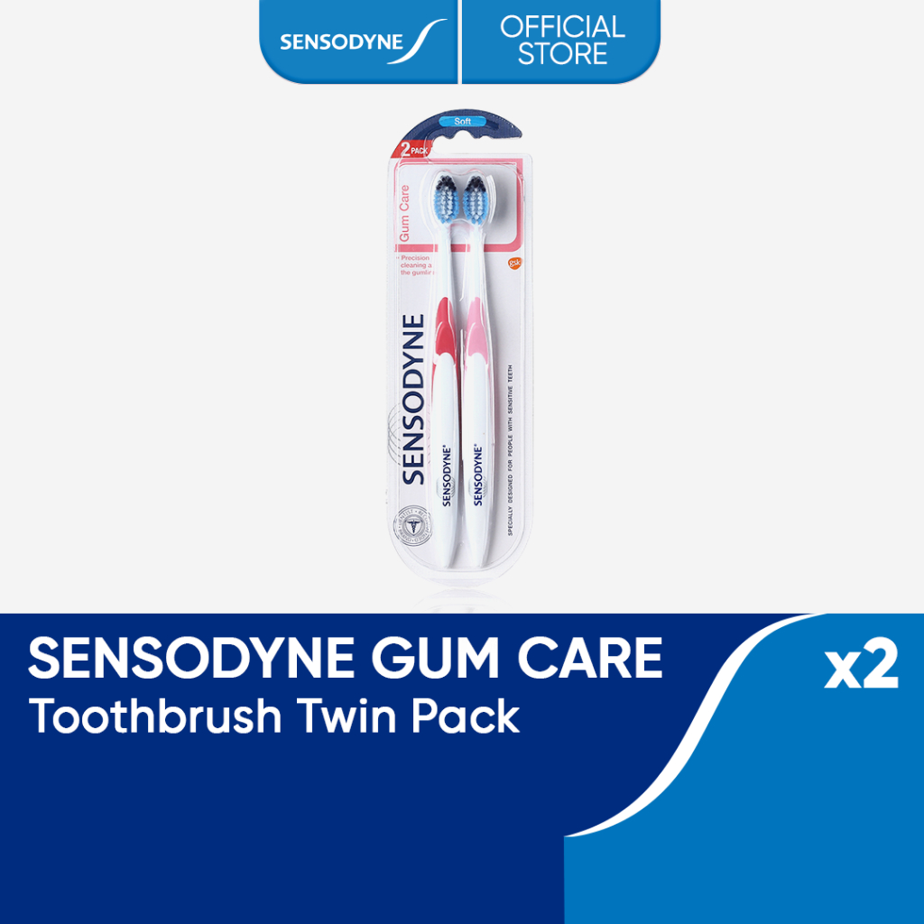 Sensodyne Gum Care Toothbrush (Twin Pack) | Shopee Philippines