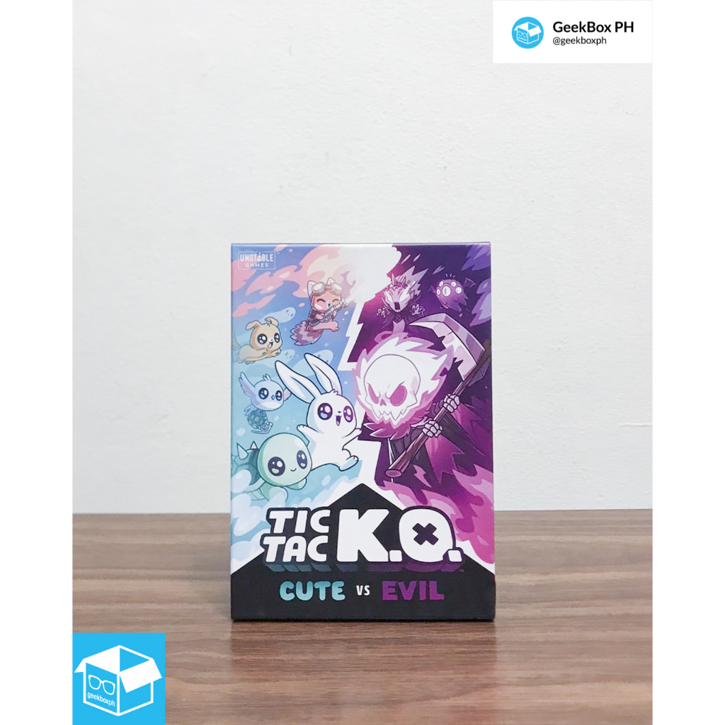 Tic Tac KO: Cute vs Evil Card Game | Shopee Philippines