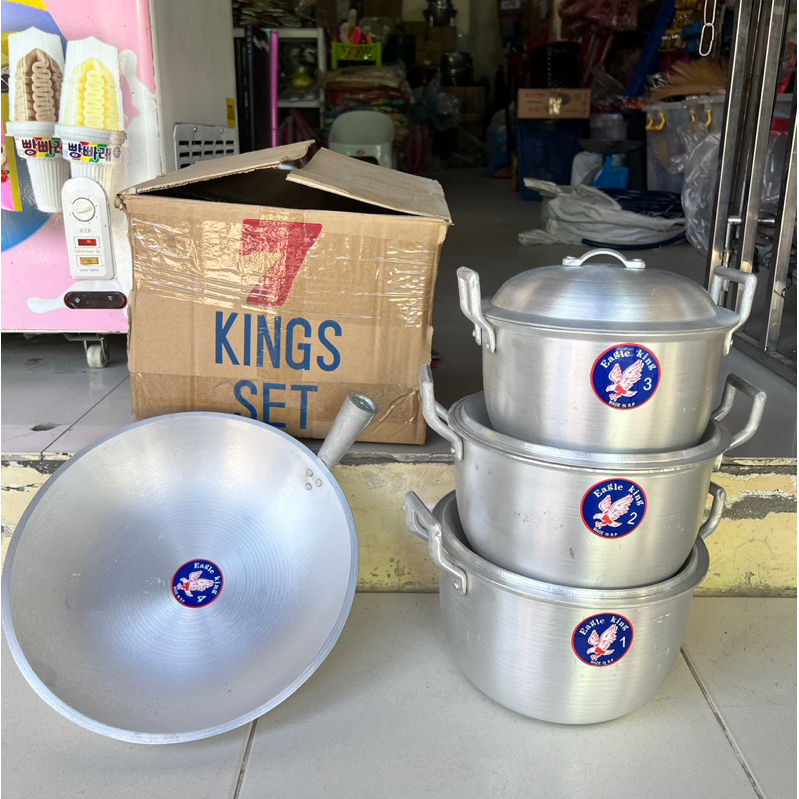 Caldero Cawali Set 7pcs Makapal High Quality 7King | Shopee Philippines