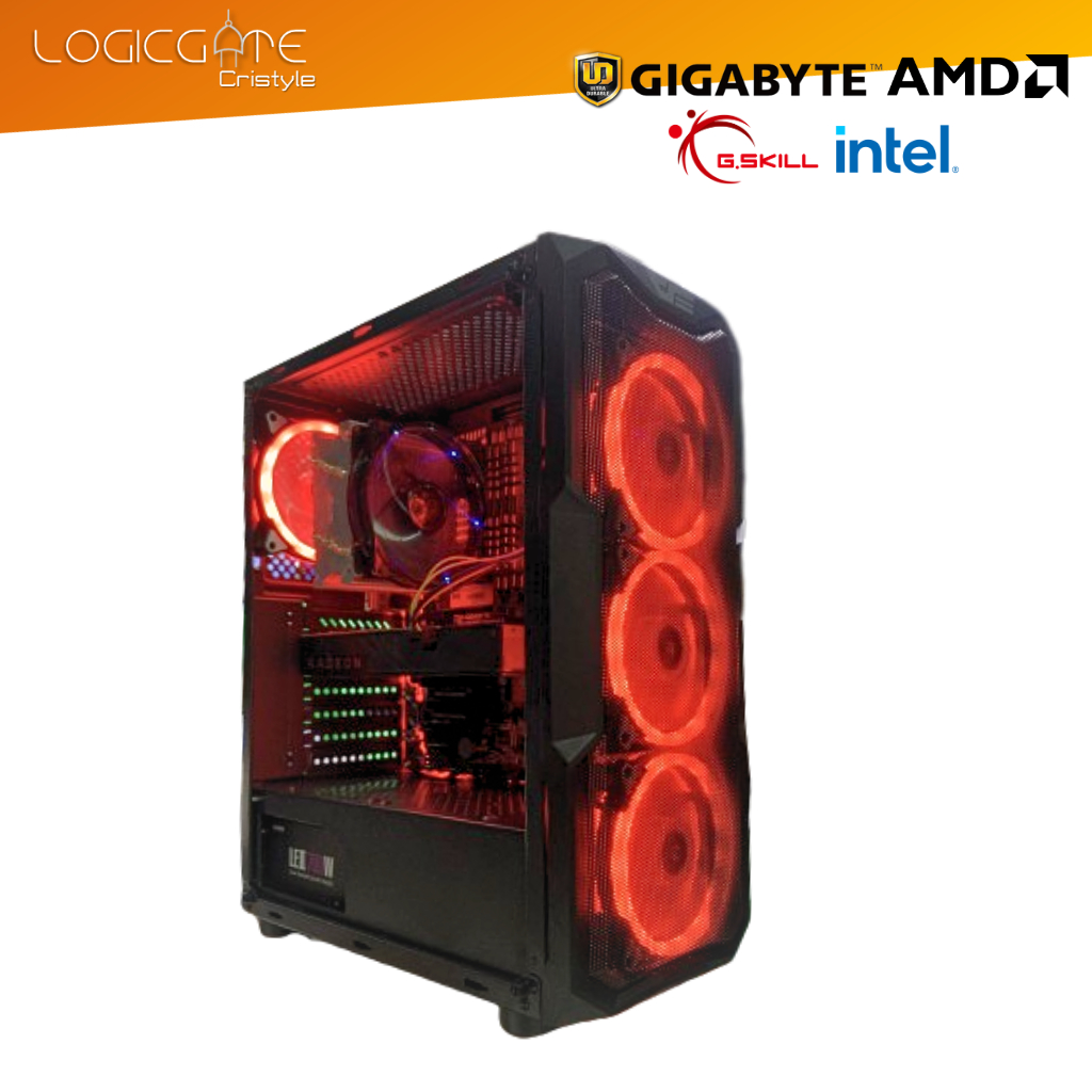 GAMING PC INTEL HASWELL Core i7 4TH GEN | 16GB | RX570 4GB | 256GB NVME ...