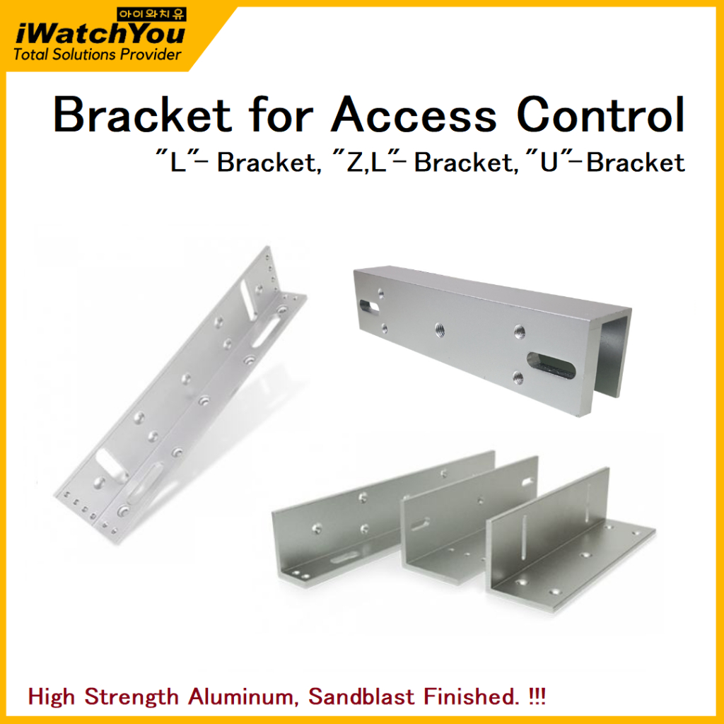 Bracket for Electromagnetic Lock of Door Access Control ["L" / "ZL ...