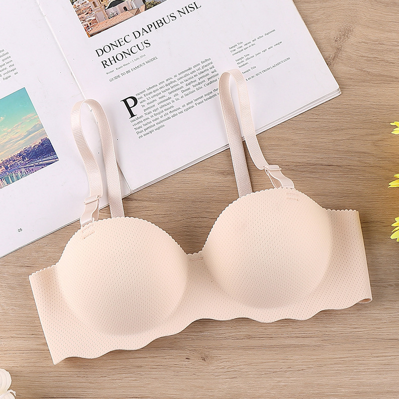 Daisycollection small chest light gathered comfort simple Push Up Half ...