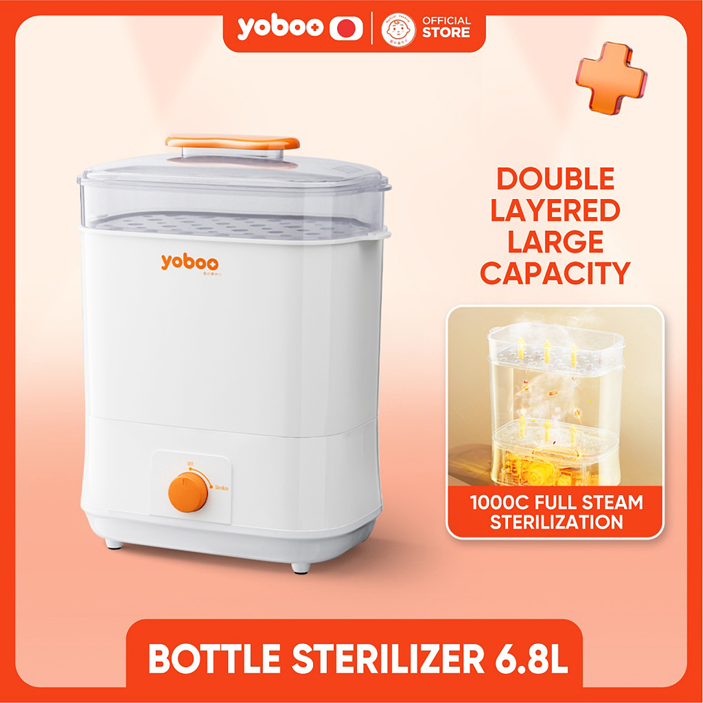 Yoboo by Winland Bottle Steam Sterilizer 6.8L | Double Layered ...