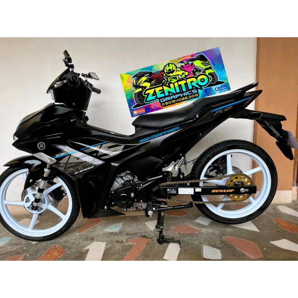 EXCITER RC 2023 DECALS FOR YAMAHA SNIPER 155 ONLY (ZENITRO GRAPHICS ...