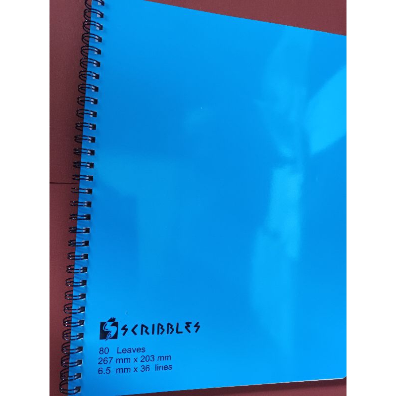 Scribbles University Big Notebook Spiral per pc School Supplies ...