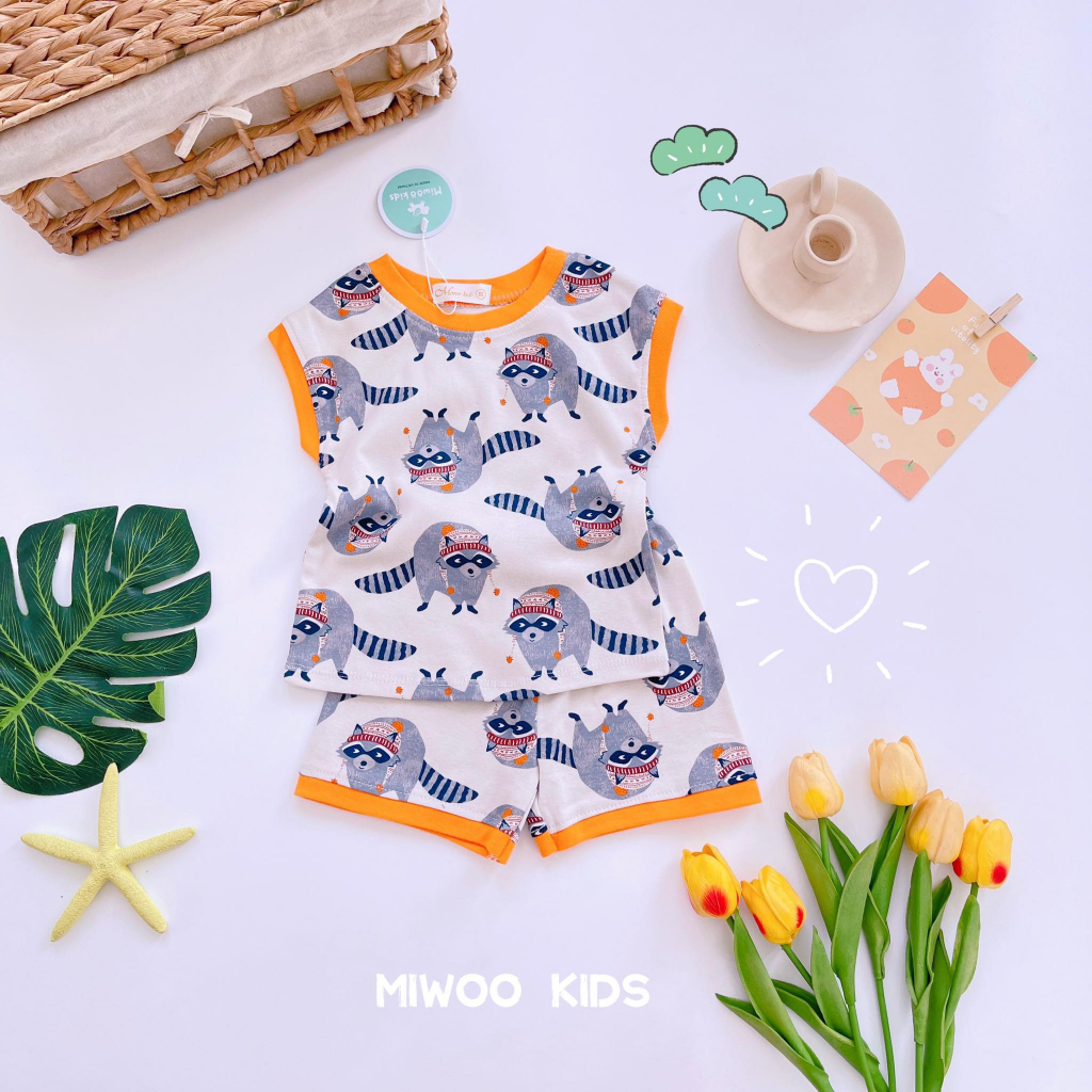 Miwoo Muscle Tee Short Set for Boys Size 80-120 or 1-6yo Runs Small ...