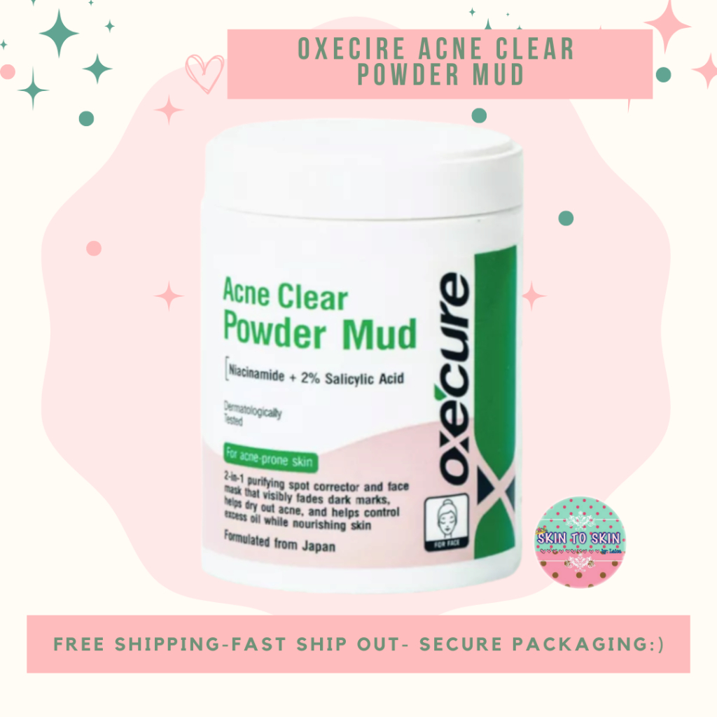 Oxecure Acne Clear Powder Mud 50g | Shopee Philippines