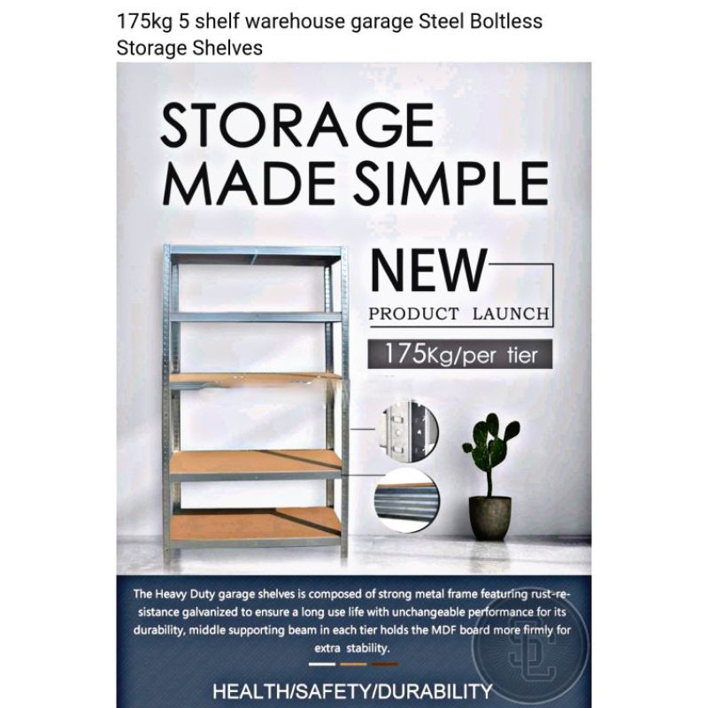 Boltless Rack/ 5 Layer Sheelves/ Organizer | Shopee Philippines