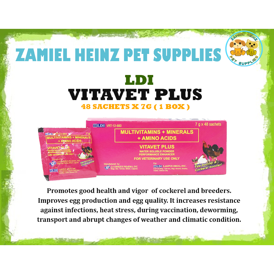 VITAVET PLUS ( 48 Sachets X 7g | 1 BOX ) | Shopee Philippines