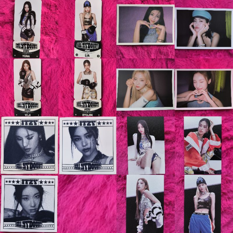 ONHAND ITZY KILL MY DOUBT OFFICIAL POSTCARD BOOKMARK PIC STICKER TICKET ...