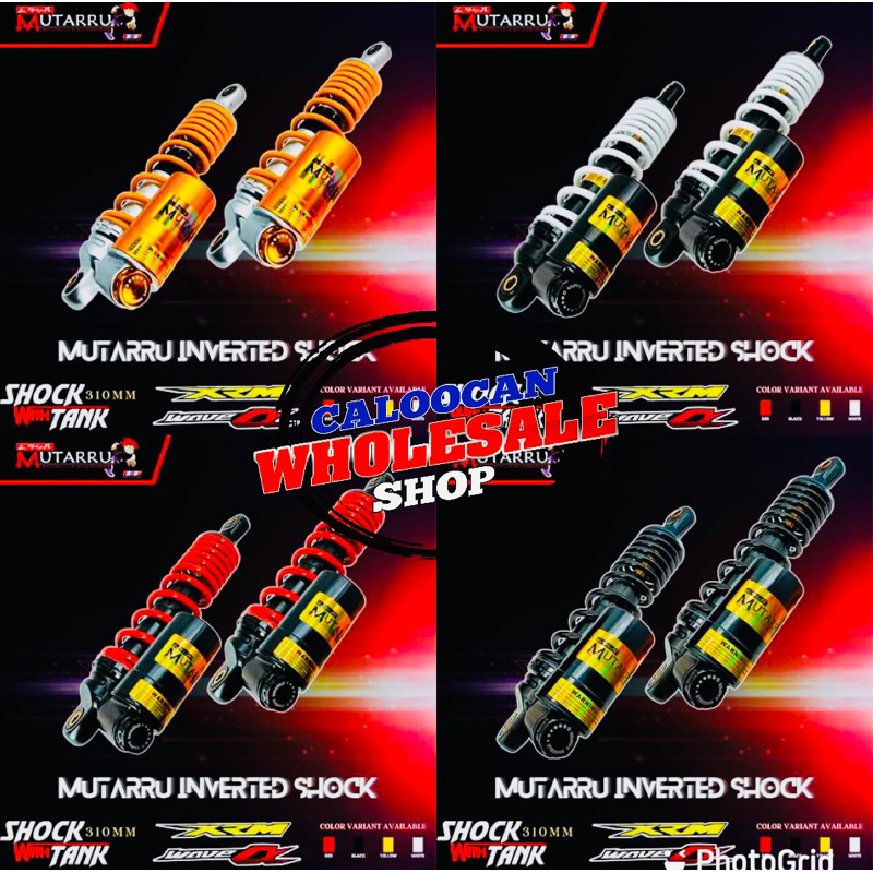 MUTARRU INVERTED SHOCK XRM | WAVE | SMASH | TMX 285MM 310MM | Shopee ...