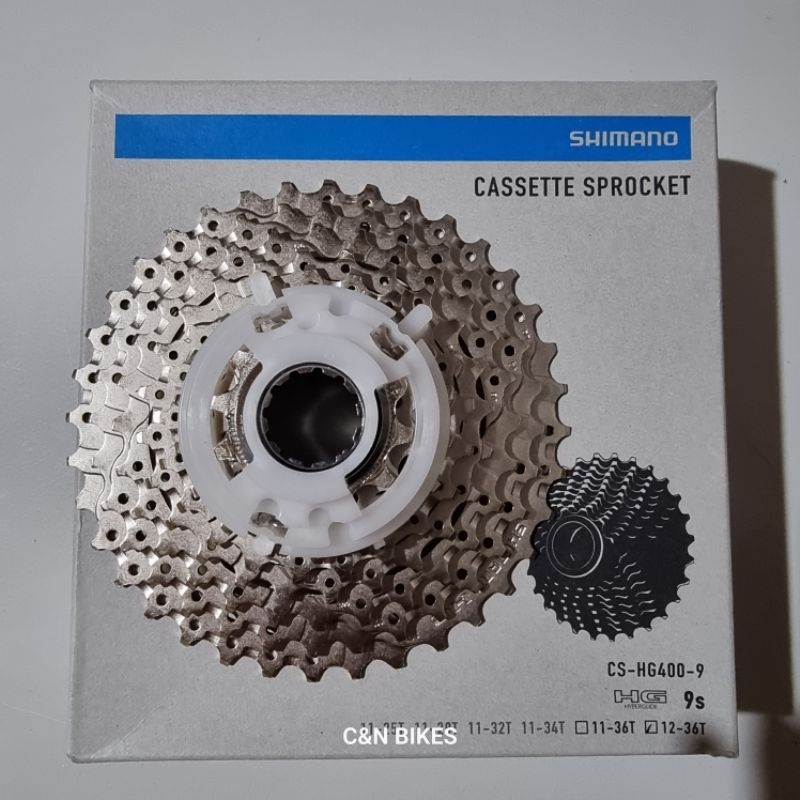 SHIMANO Alivio CS-HG400 9 Speed 11-32T 11-34T, 11-36T, 12-36T Cassette ...