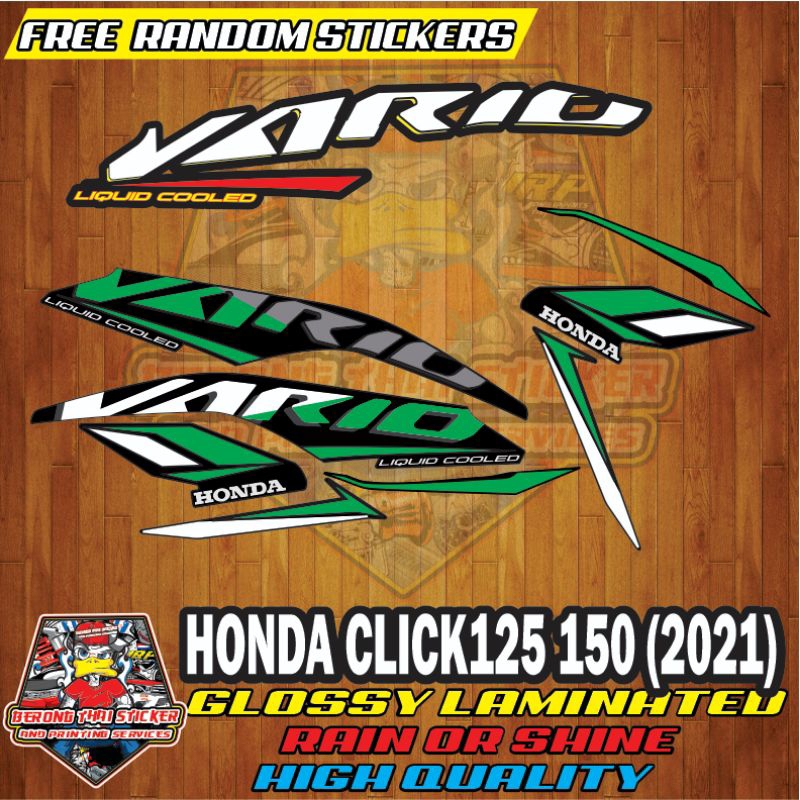 Honda Click V2 125 150 Vario Decals 2021 | Shopee Philippines