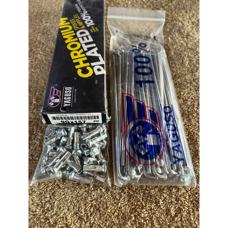 Yaguso chromium spoke orig 9x120 9x150 9x155 9x162 9x185 | Shopee ...