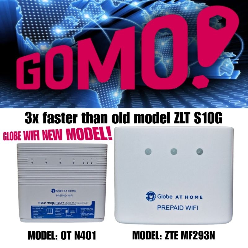 GLOBE AT HOME PREPAID WIFI with GOMO UNLI / 30GB | Shopee Philippines