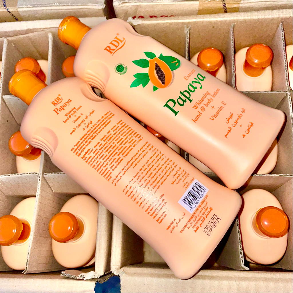 RDL Whitening Papaya Lotion from UAE 600ml | Shopee Philippines