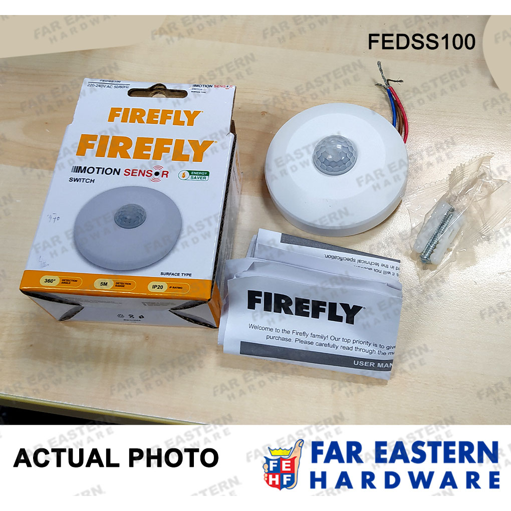 FIREFLY Motion Sensor Switch Light Recessed | Surface Type | Shopee ...
