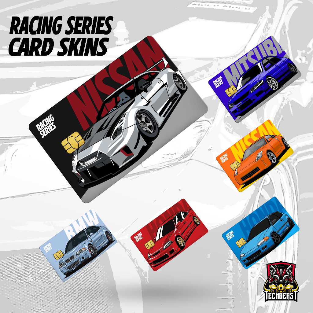 3M Racing Series ATM Debit Credit Beep Card Skin Vinyl Sticker ...