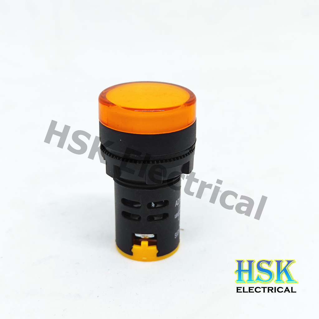 22mm Pilot Light LED Panel Indicator RED/GREEN/YELLOW 220VAC/12VDC ...