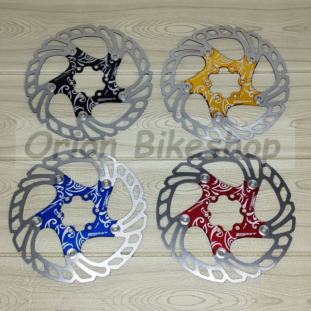 Sagmit Floating Rotor Colored Red Blue Gold Black 160mm 180mm MTB ...