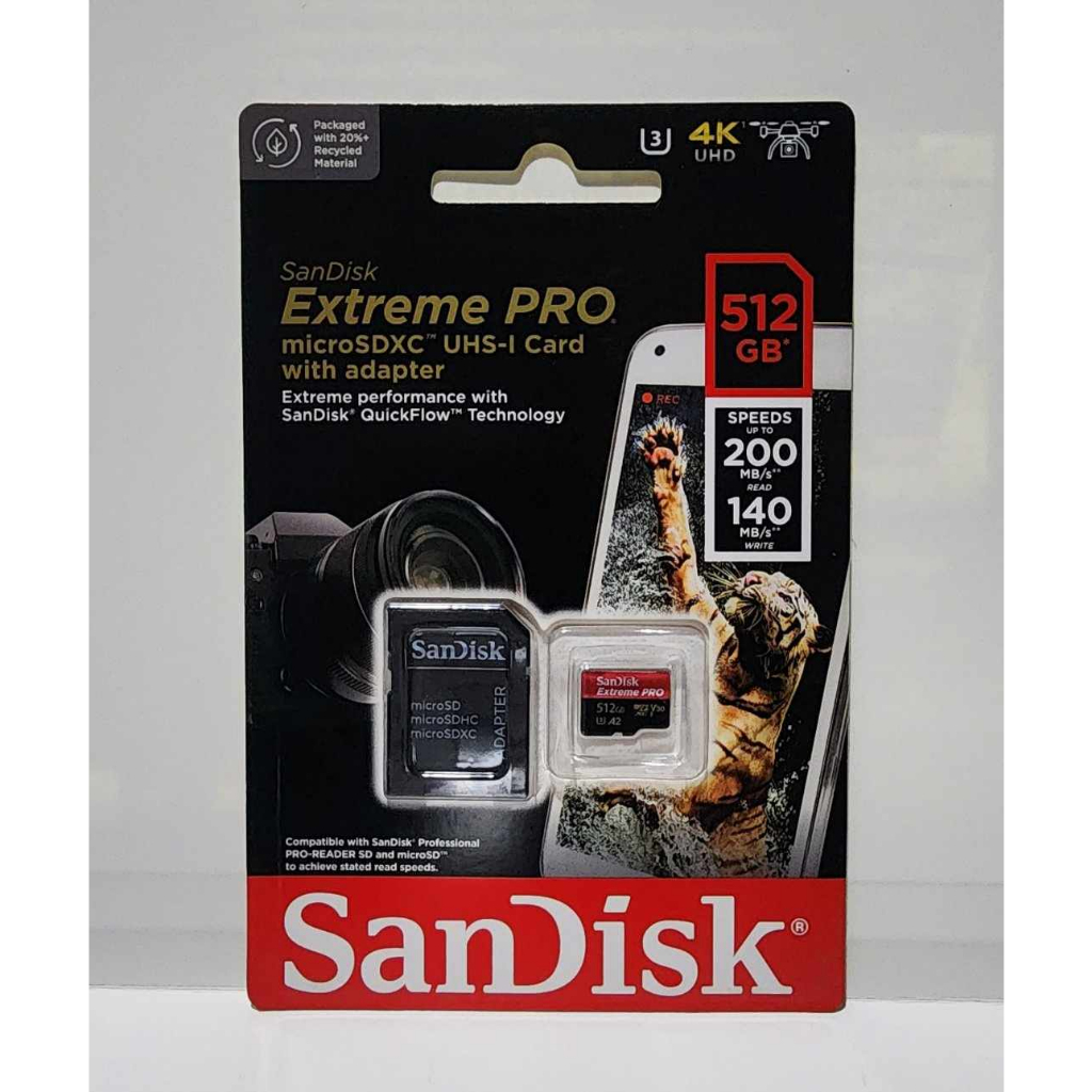 Original/Genuine Sandisk Extreme PRO MicroSD Class10 with Adapter 400GB ...