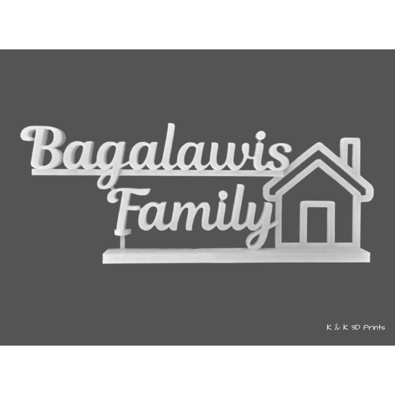 Personalized - Customized Name Standee with Design Home Decor | Shopee ...