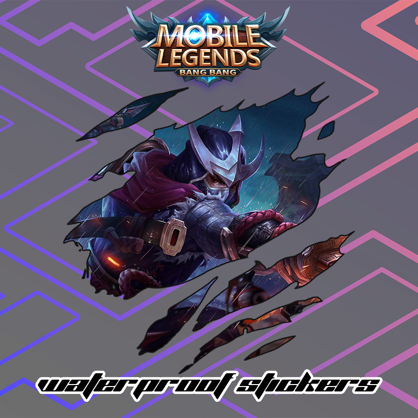 HAYABUSA - MOBILE LEGENDS 】SCRATCH WATERPROOF VINYL STICKER SET 1 ...