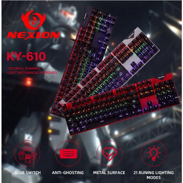 KY610 Mechanical RGB Keyboard brandnew gaming with warranty keyboard ...