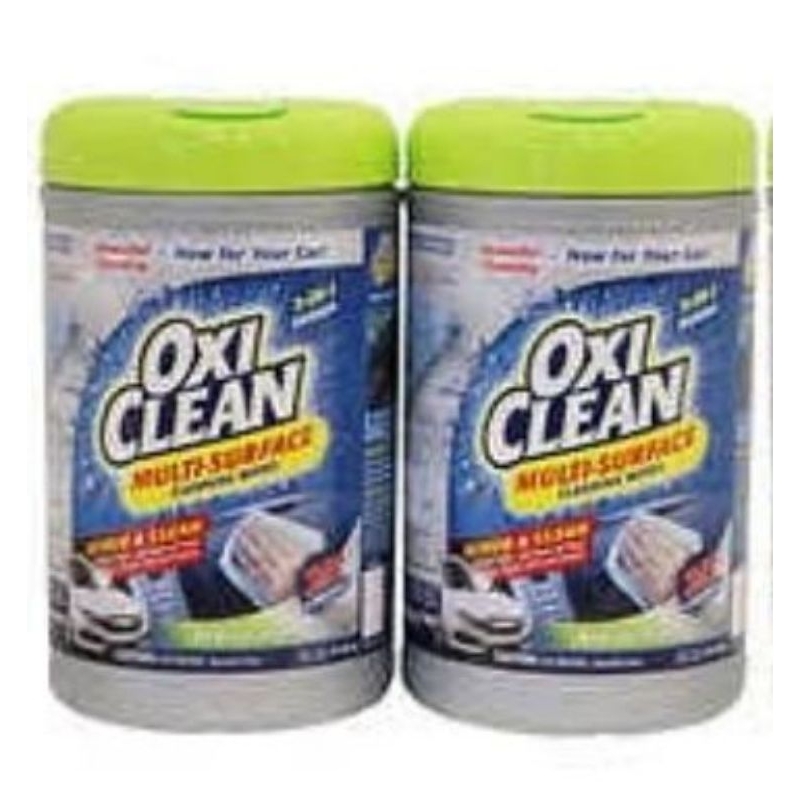 OXI CLEAN DUO WIPES MULTIPURPOSE CLEANING WIPES, 30-60 WIPES NEW CAR ...