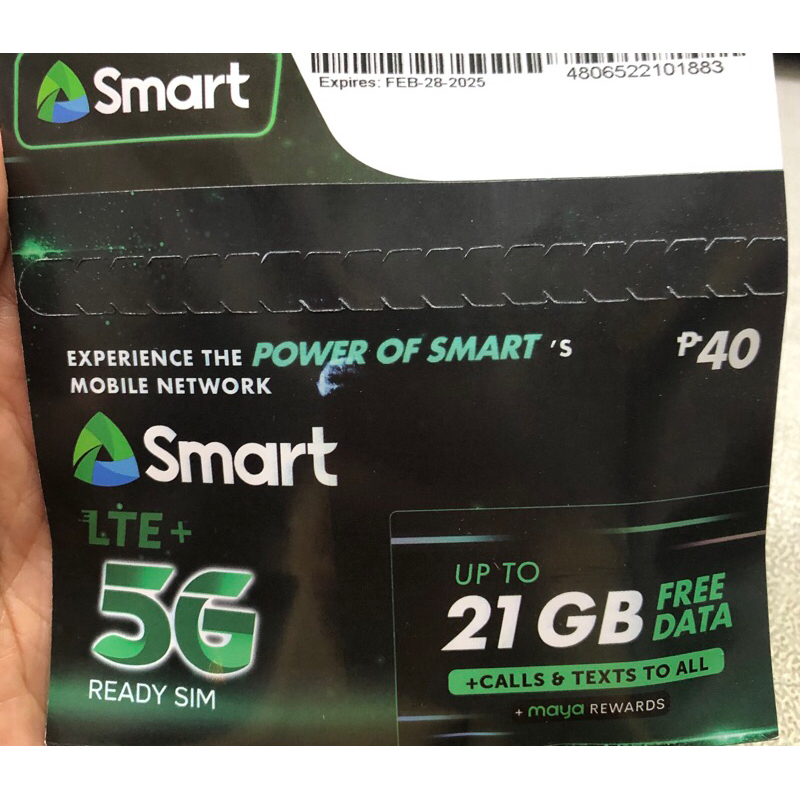 SMART 5G READY SIMCARD TRI-CUT | Shopee Philippines