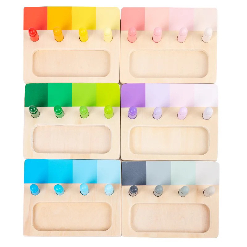 educratePH Montessori Color Sorting Peg / Preschool color matching ...