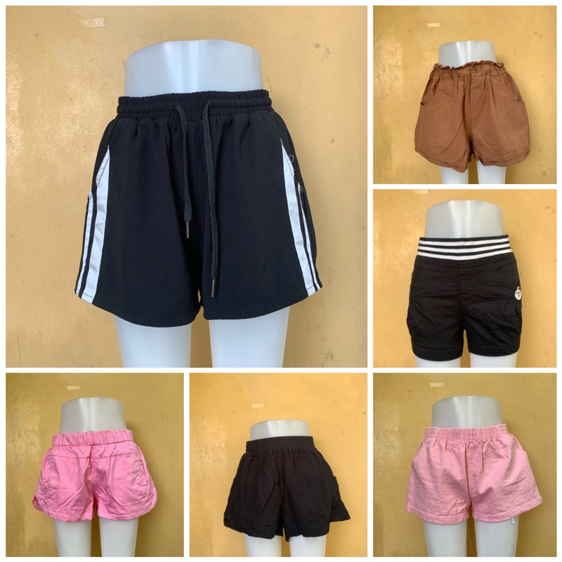 THRIFTED GARTERIZED SHORTS COTTON (women) PRELOVED waistline 23-42 ...