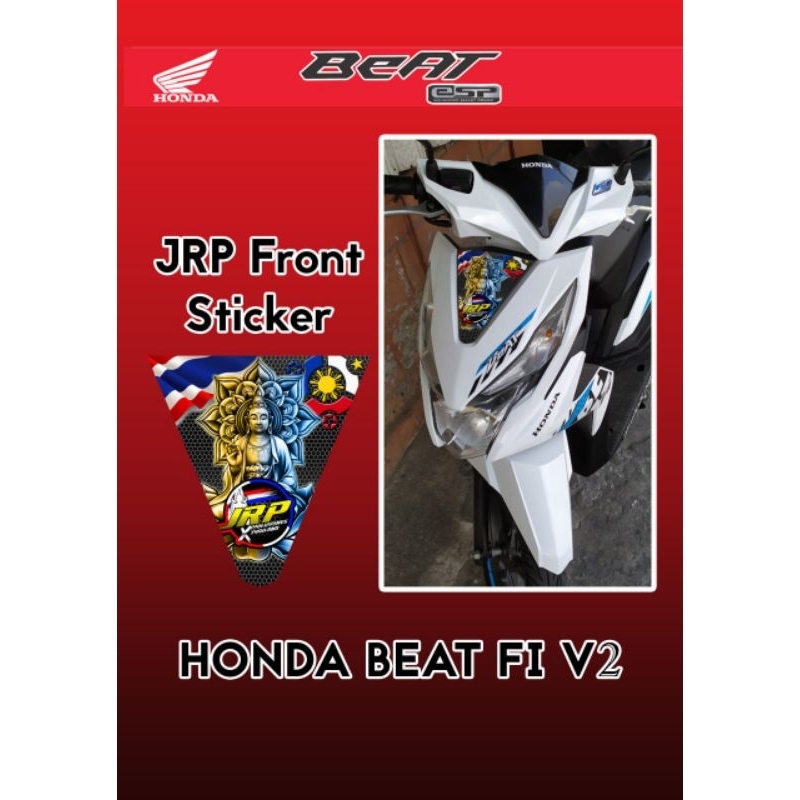 JRP front sticker for Honda beat v2 | Shopee Philippines