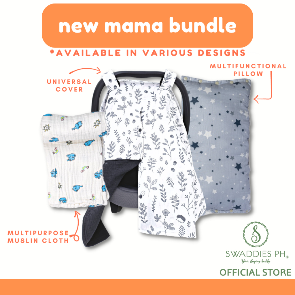 Bundle Promo! Choose your prints! Swaddies PH New Mama Bundle | Shopee Philippines