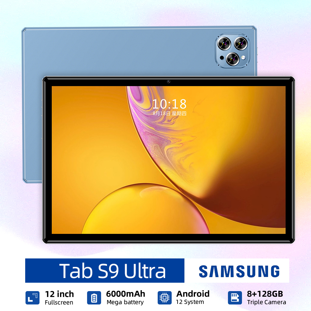 Samsung Tab S9 Ultra Original Tablets 12 Inch 8GB + 128GB Android Tablet Online Classroom Tablet ...