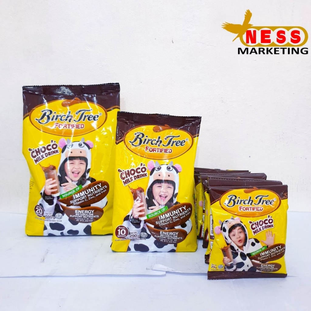 Birch Tree Fortified Choco 29g, 290g, 600g | Shopee Philippines