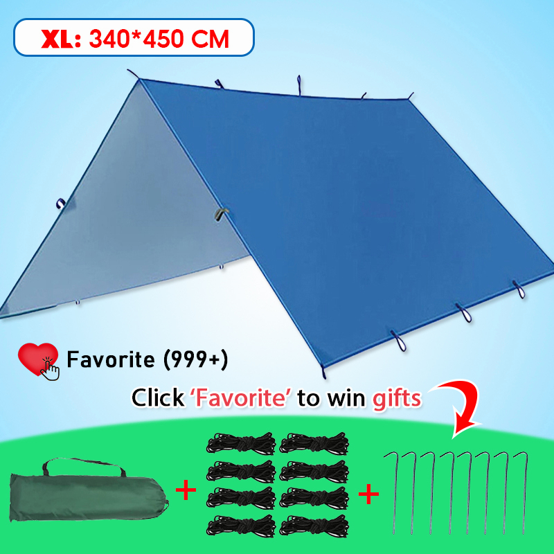 Flysheet Waterproof Awning Camping Tarp Tent Shelter Alas Tent Floor ...